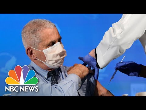 Dr. Fauci And Secy. Azar Receive Coronavirus Vaccine | NBC News NOW
