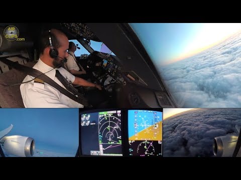 Boeing 787-9 ULTIMATE COCKPIT MOVIE Paris CDG to Jedda: Saudia Airlines EXCLUSIVE!!! [AirClips]