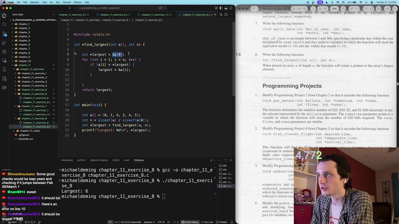 Pointers | C Programming: A Modern Approach - Chapter 11 P3 | 03-31-2026
