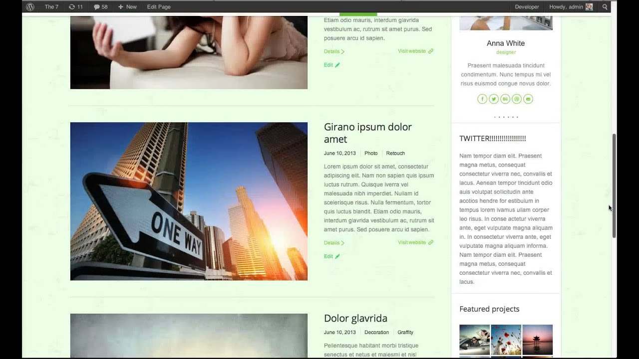 The7 - Responsive Multi-Purpose Wordpress Theme