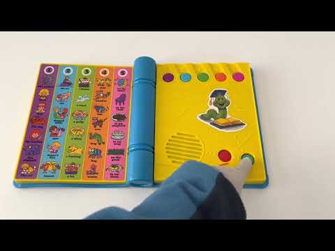 Vintage Mattel See N Say Story Maker Toy Make Silly Sentences Talking Book