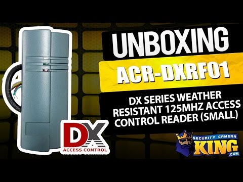 Unboxing - ACR DXRF01 - DX Series Weather Resistant 125MHz Access Control Reader (Small)