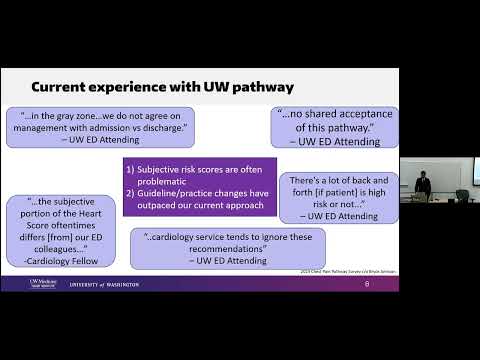 UW Chest Pain Pathway: Time for a Change