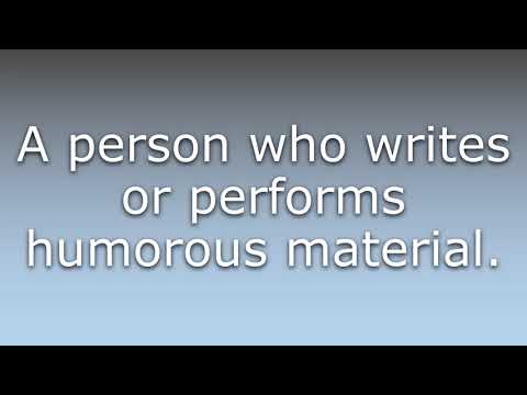 What does Humorist mean?