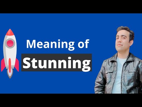 Stunning meaning in hindi @AbcSkills