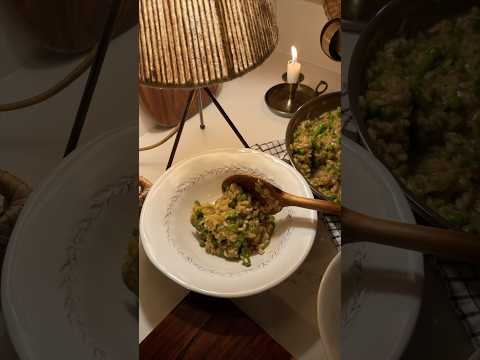 Bright Lemon Risotto with Asparagus & Peas
