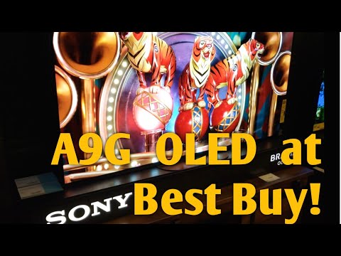 Sony OLED A9G & A8G are out at Best Buy!