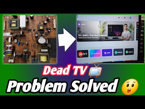 Dead TV Problem Solved || How To Repair Dead Tv