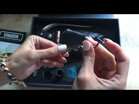 Rabbit Wine Opener Review and Unboxing - Vinabon Wine Bottle Opener Corkscrew
