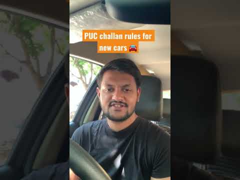 PUC challan rules for new cars 🚘 #shorts #cartips #automobile