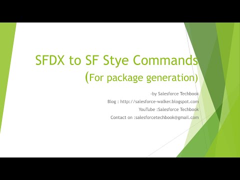 SF style commands for Package creation