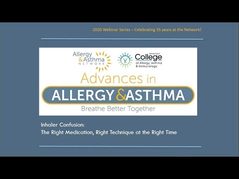 Asthma Inhaler Confusion: The Right Medication, Right Technique at the Right Time