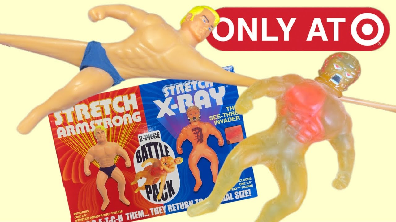 2025 Stretch Armstrong & X-Ray by Basic Fun Quick Retro Unboxing Review