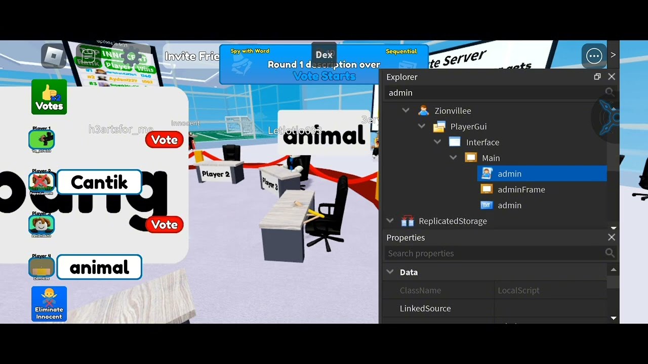 How to Make your Own Script in Roblox Using Dex Explorer Easy tutorial