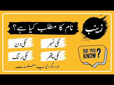 Zainab Name Meaning in Urdu - Muslim Baby Girl Name - Names Hub