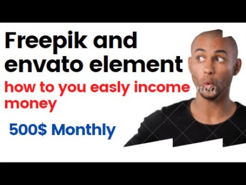 Freepik contributor drop you contain earning money envato element monthly income 500$