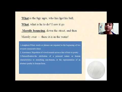 Poetic Devices in 'The Ball Poem'