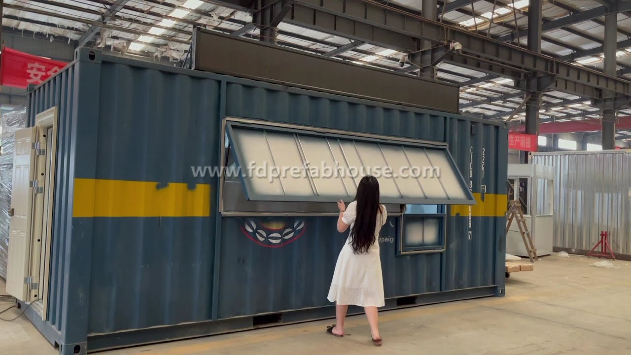 20ft Container Transformation Cafe