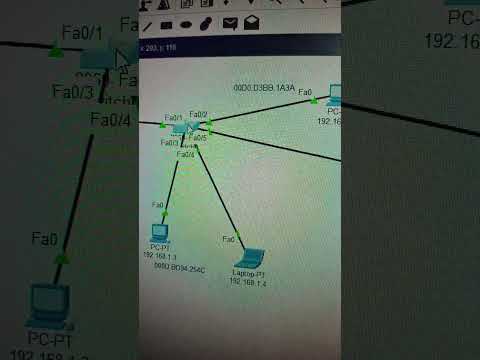 How to check Mac table of switch in cisco packet tracer. #ciscoccna #ciscose