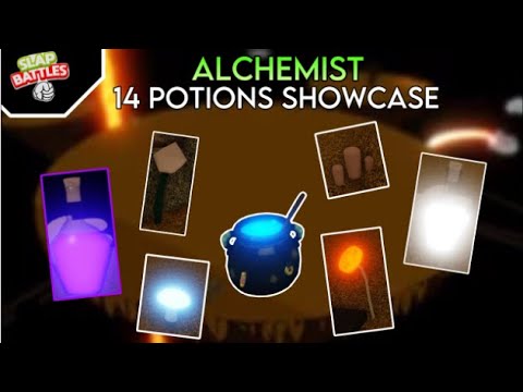 All 14 Alchemist glove's Potion Showcase + How to Make (Roblox Slap Battles)