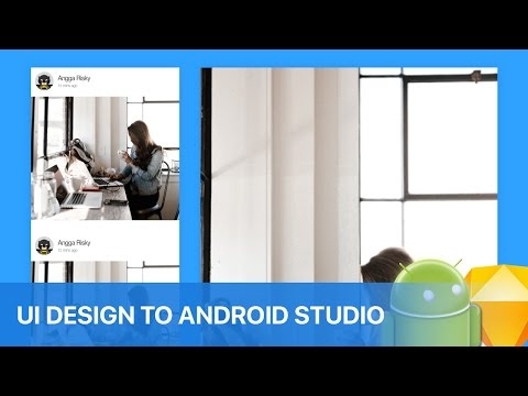 Facebook Photo FullScreen UI Design to Android Studio Tutorial Video Lecture - How to Design UI ...