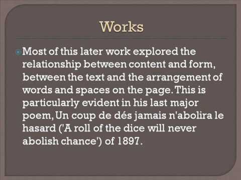 Stéphane Mallarmé Life & Works