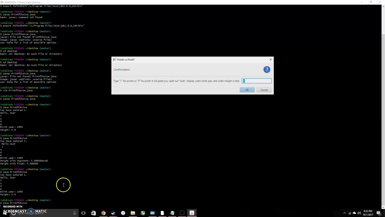 Project 3.1 Printf Application
