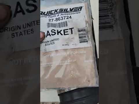 mercruiser v8 305 exhaust gaskets/ water flow corecting
