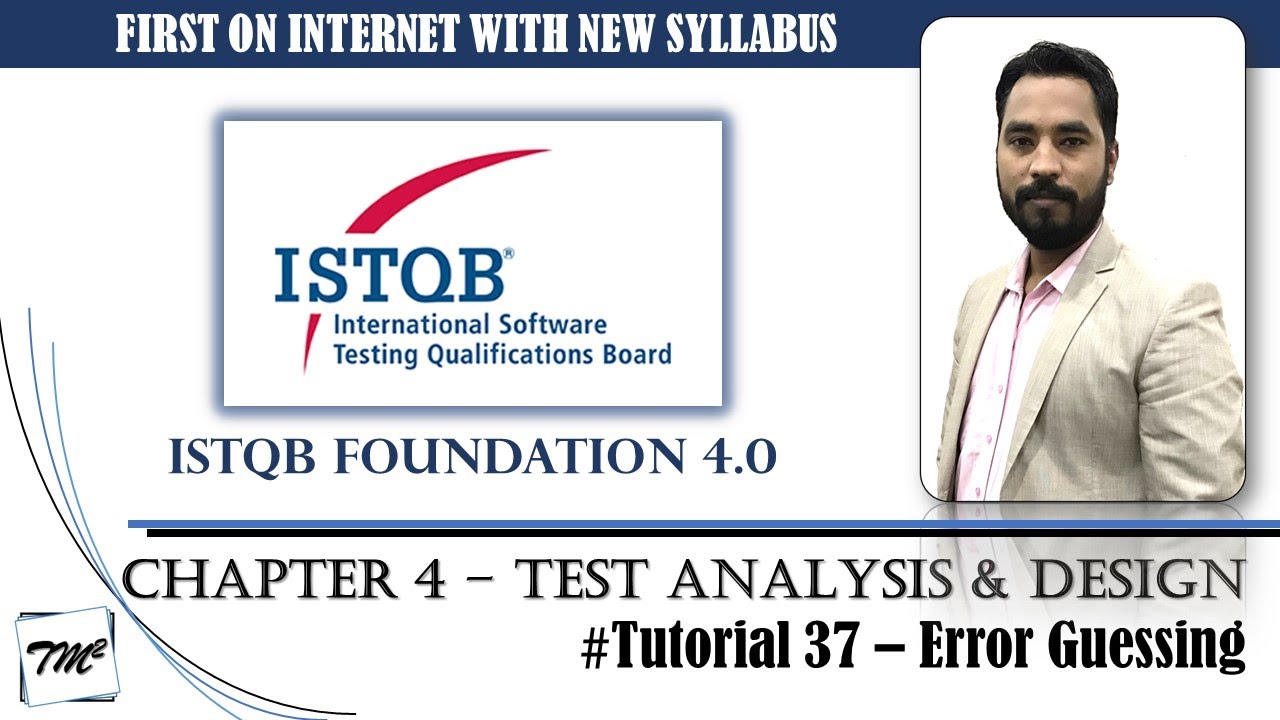 ISTQB FOUNDATION 4.0 | Tutorial 37 | Error Guessing | Experience-Based Techniques Techniques | CTFL