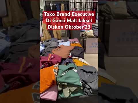 Toko Pakaian brand #executive sedang diskon. Kata kasirnya sd akhir Oktober’23