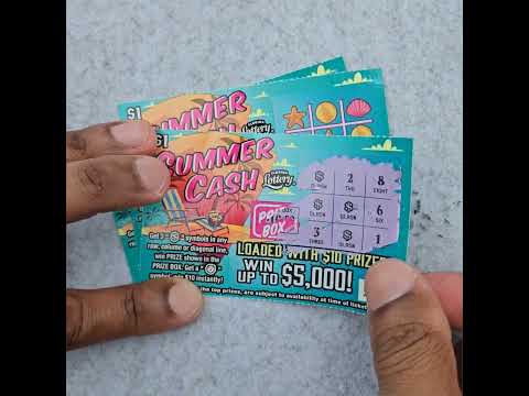 Summer Cash $1 FL Scratch Tickets x 3 #shorts #lottery #lotto #scratchoffs #gambling #lotterylive