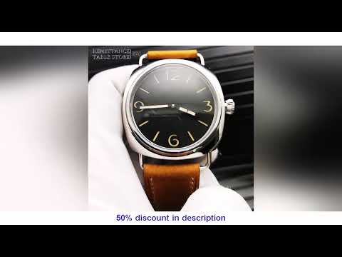 Latest Products You Must Know! 45mm Men's Vintage Pilot ST3600-1 Hand-Wound Mechanical Movement