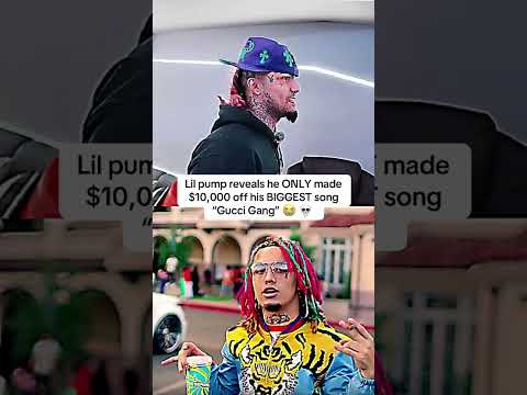 Lil pump reveals he ONLY made $10,000 off his BIGGEST song “Gucci Gang” 😭 💀