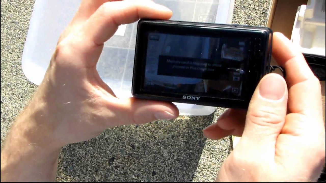 Sony Cybershot DSC-TX5 Waterproof 720p Compact Camera Unboxing & First Look Linus Tech Tips