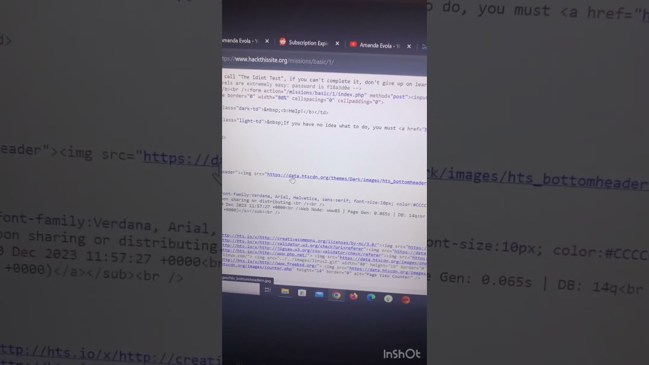 HackThisSite Basic Challenge 1 Solved