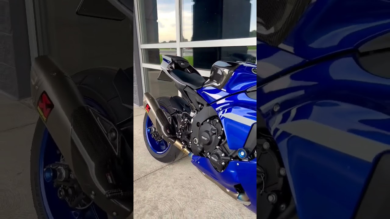 R1 the blue Beauty never old 💙🔥#yamaha #r1 #blue #bike #superbike