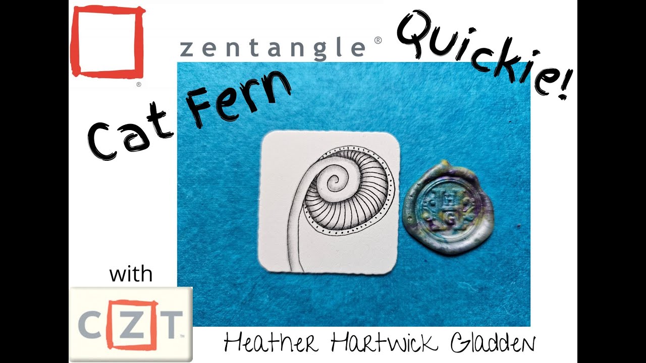 Cat Fern | Zentangle® Quickie