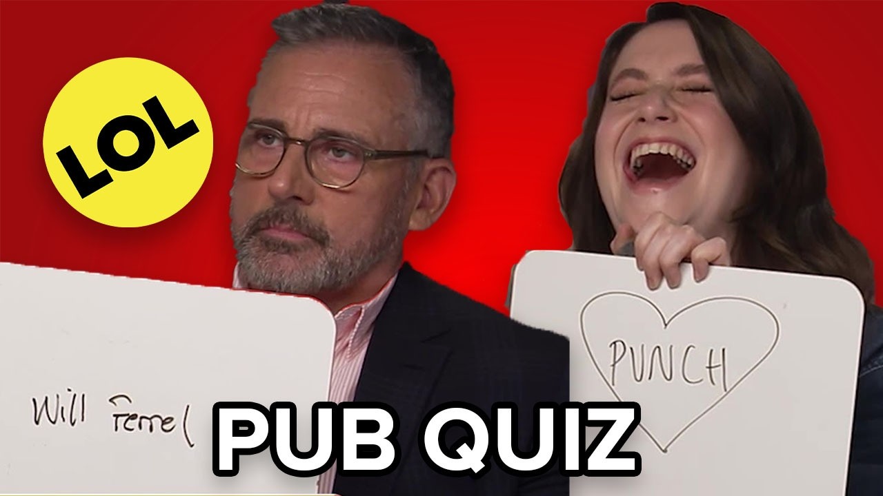 Steve Carell & Charly Clive Go Head-to-Head in Pub Quiz
