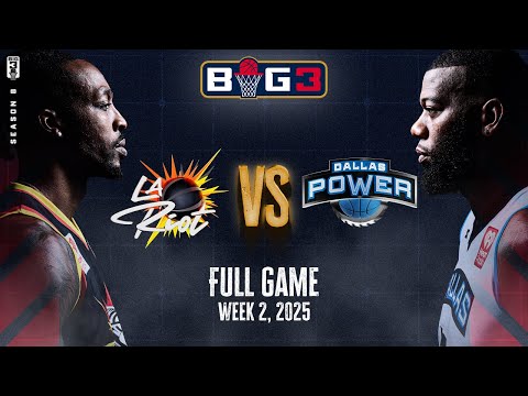 Jordan Crawford TAKES over, drops 29 pts! | 2025 BIG3 Week 2 Full Game | LA Riot vs. Dallas Power