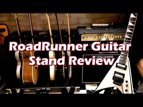 Road Runner RRGS6 folding guitar rack 2023 - Tolex | Reverb