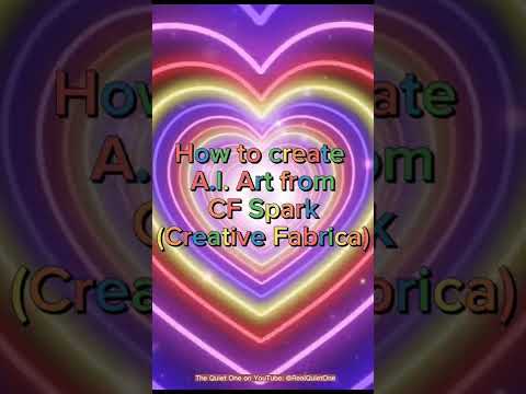 🎨 How to Create AI Art From CF Spark (Creative Fabrica) #aiart