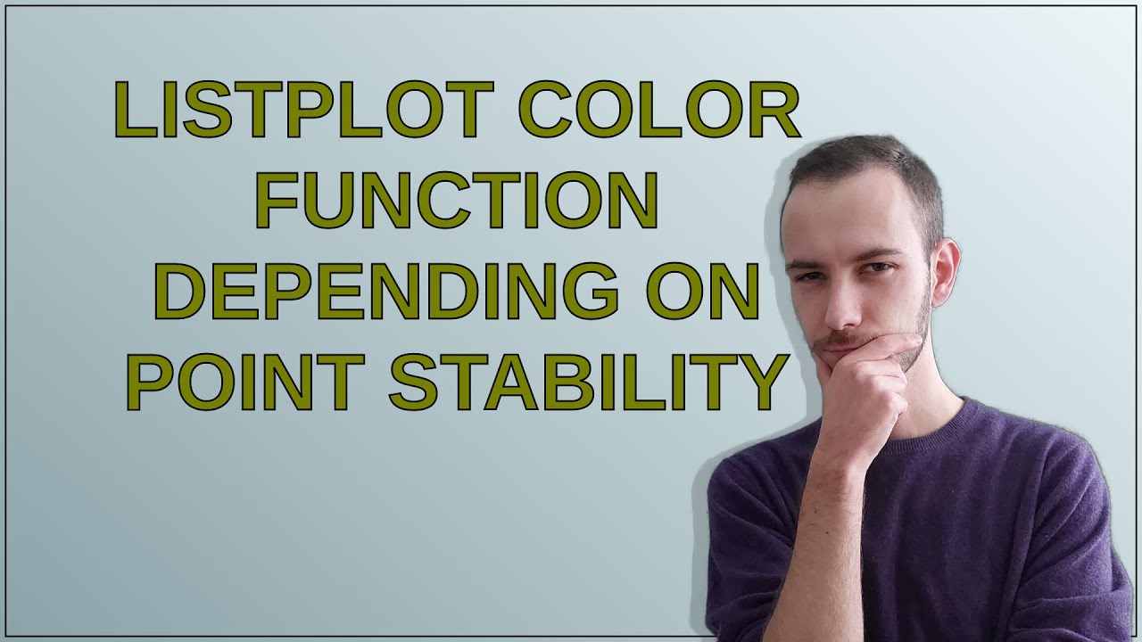 Mathematica: ListPlot color function depending on point stability