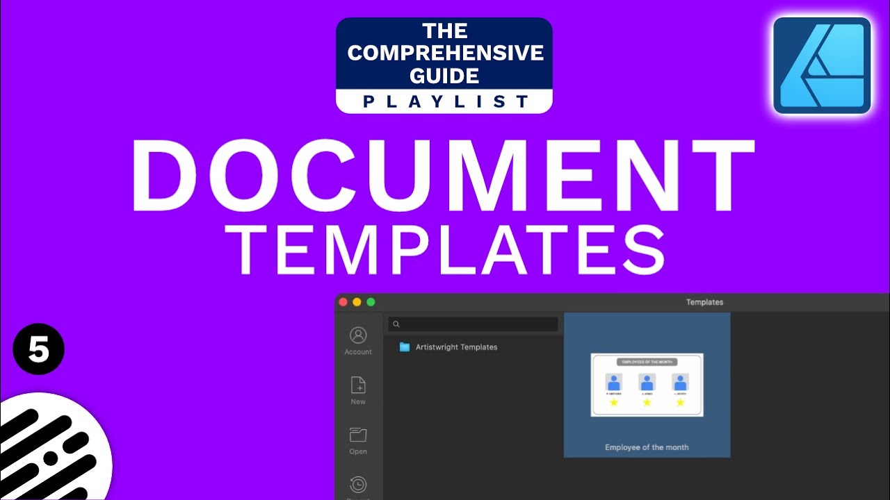 Affinity Designer Tutorial: Create Custom Templates