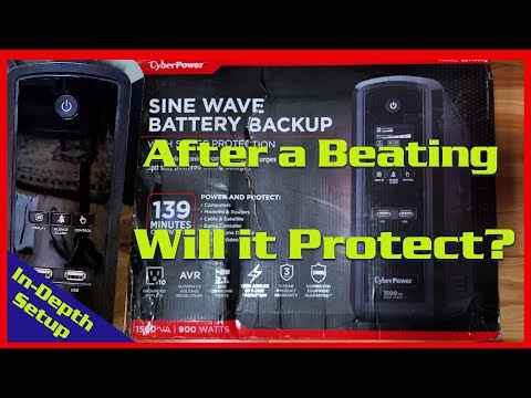 CYBERPOWER CST1500S UPS Sine Wave Battery Backup | In-depth Setup