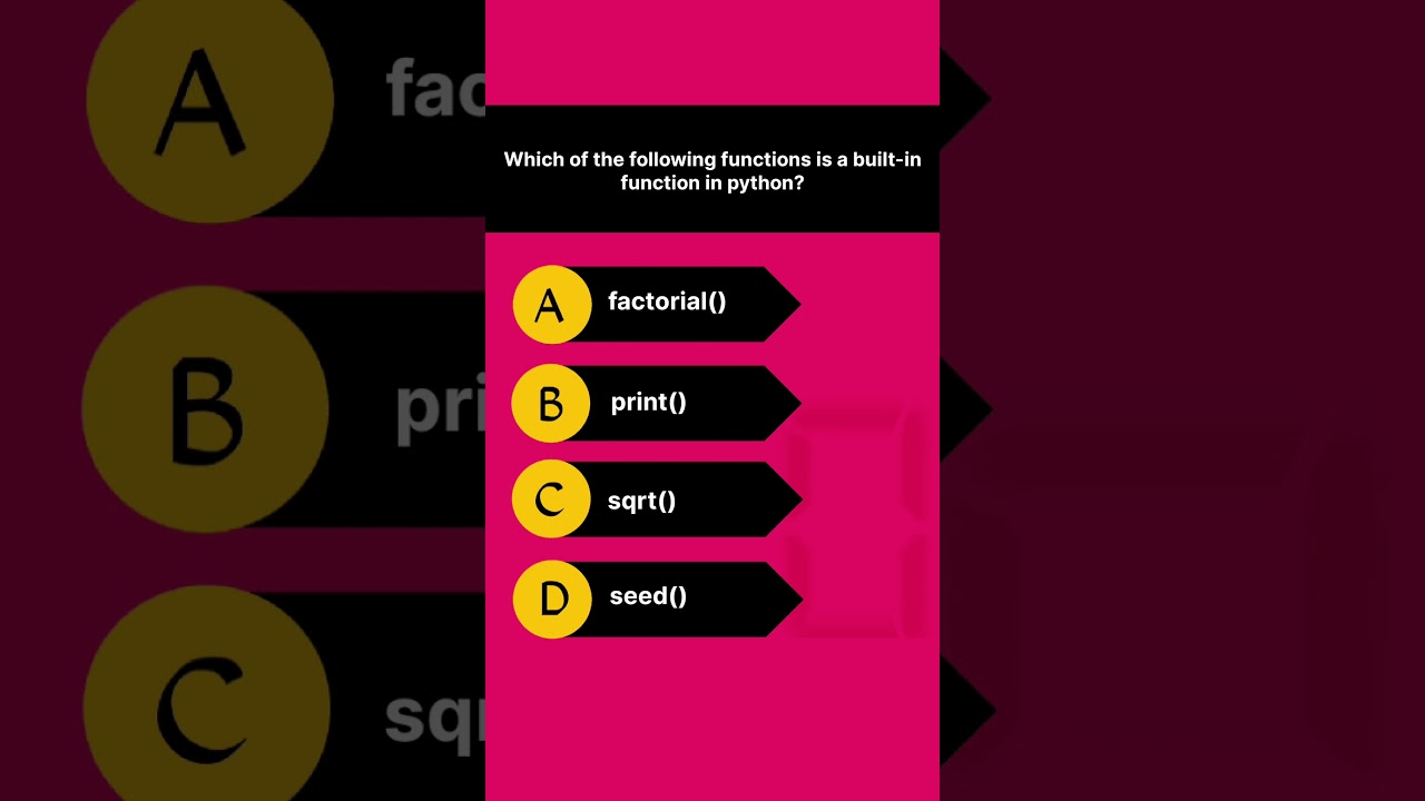Python mcqs #pythontutorial #mcq #python