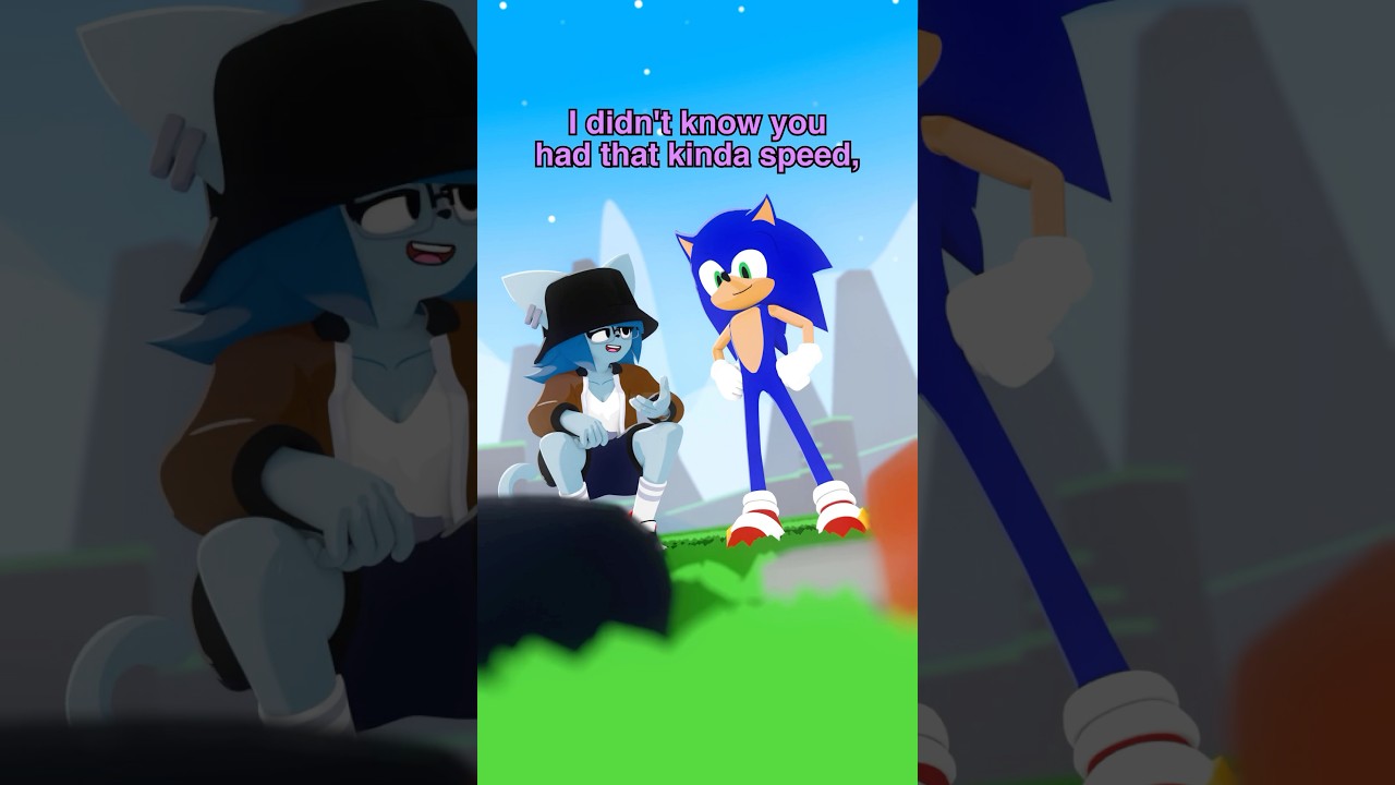 How is Sonic so fast?? [ #blender #animation #sonic ]