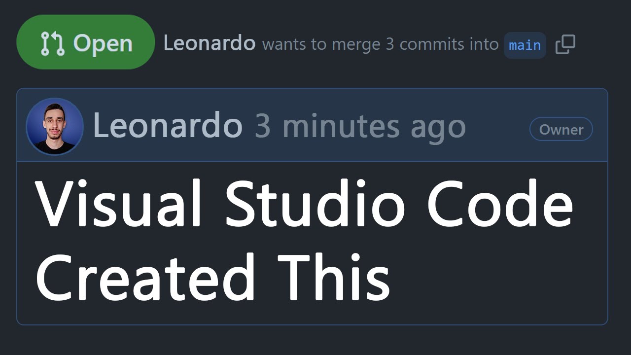 Create a Pull Request from Visual Studio Code [1/3]