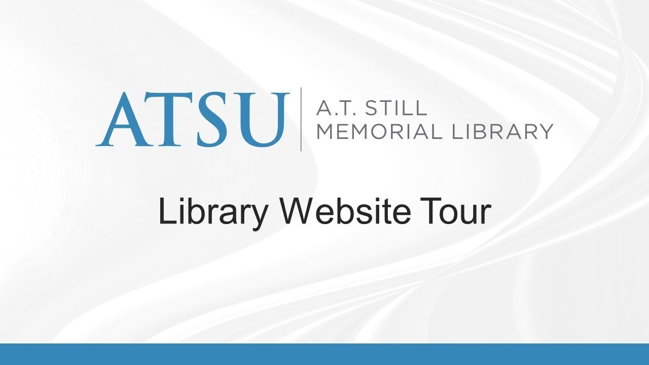 Library Website Tour