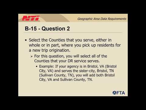 Webinar NTD Understanding New Geographic Area Data Requirements 031825