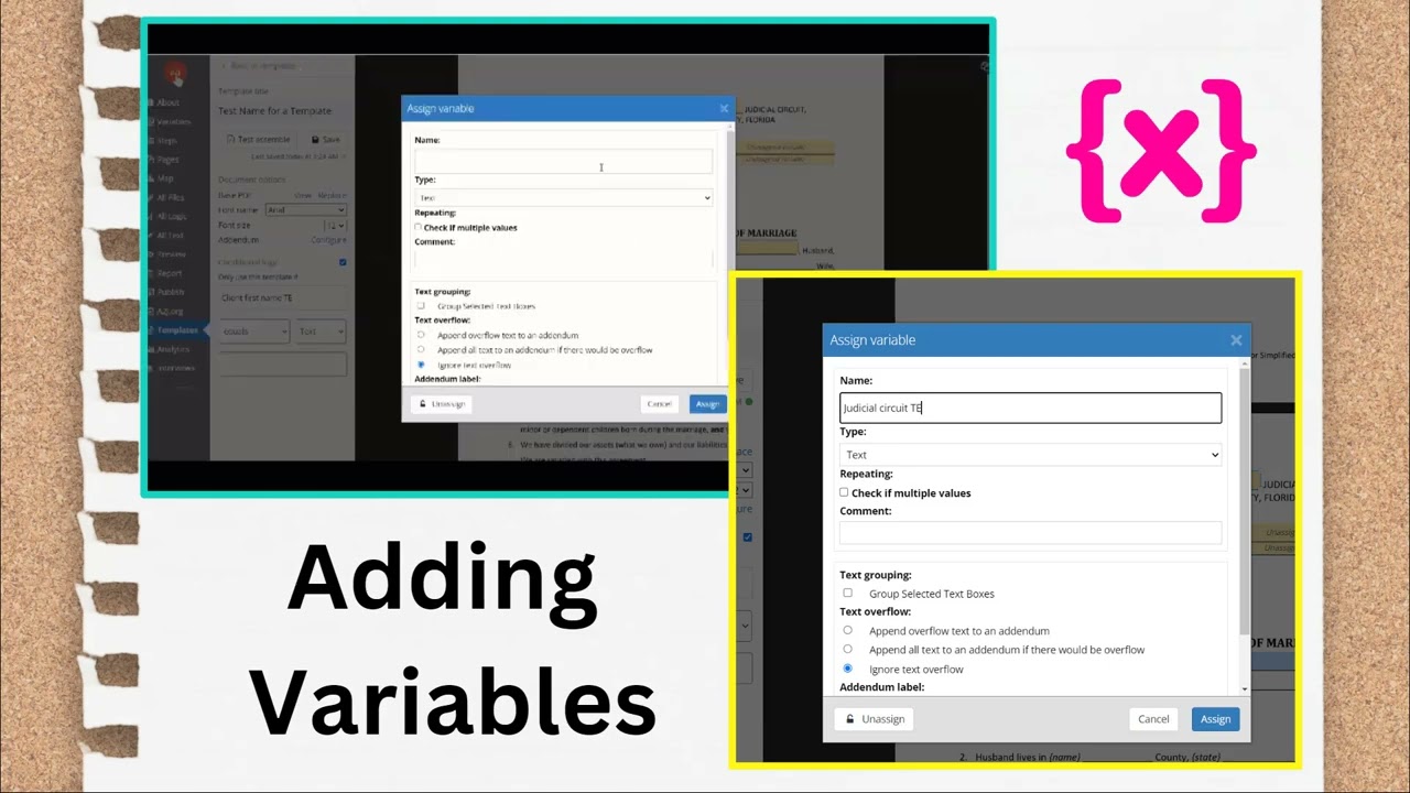 A2J Author Training Series: A2J DAT PDF Templates (Section 2, Video 2)